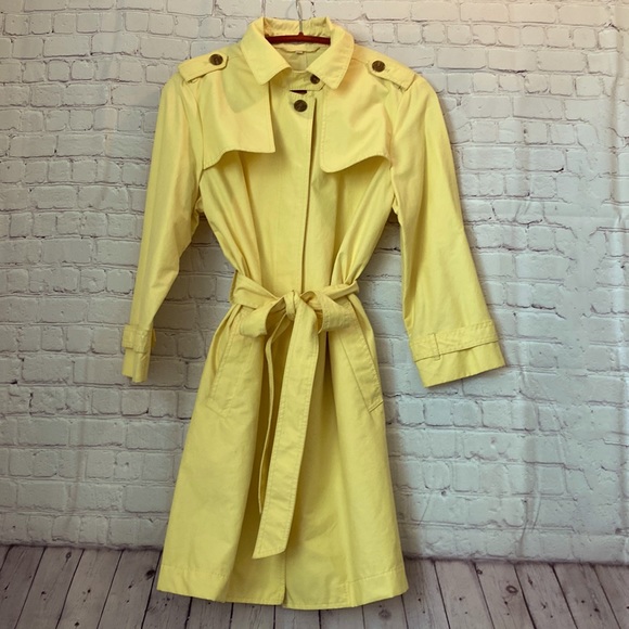 GAP | Jackets & Coats | Bright Yellow Gap Raincoat Trench Coat Style ...